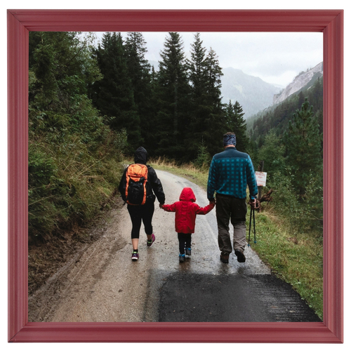 22x33 Red Stain on Red Oak Picture Frame